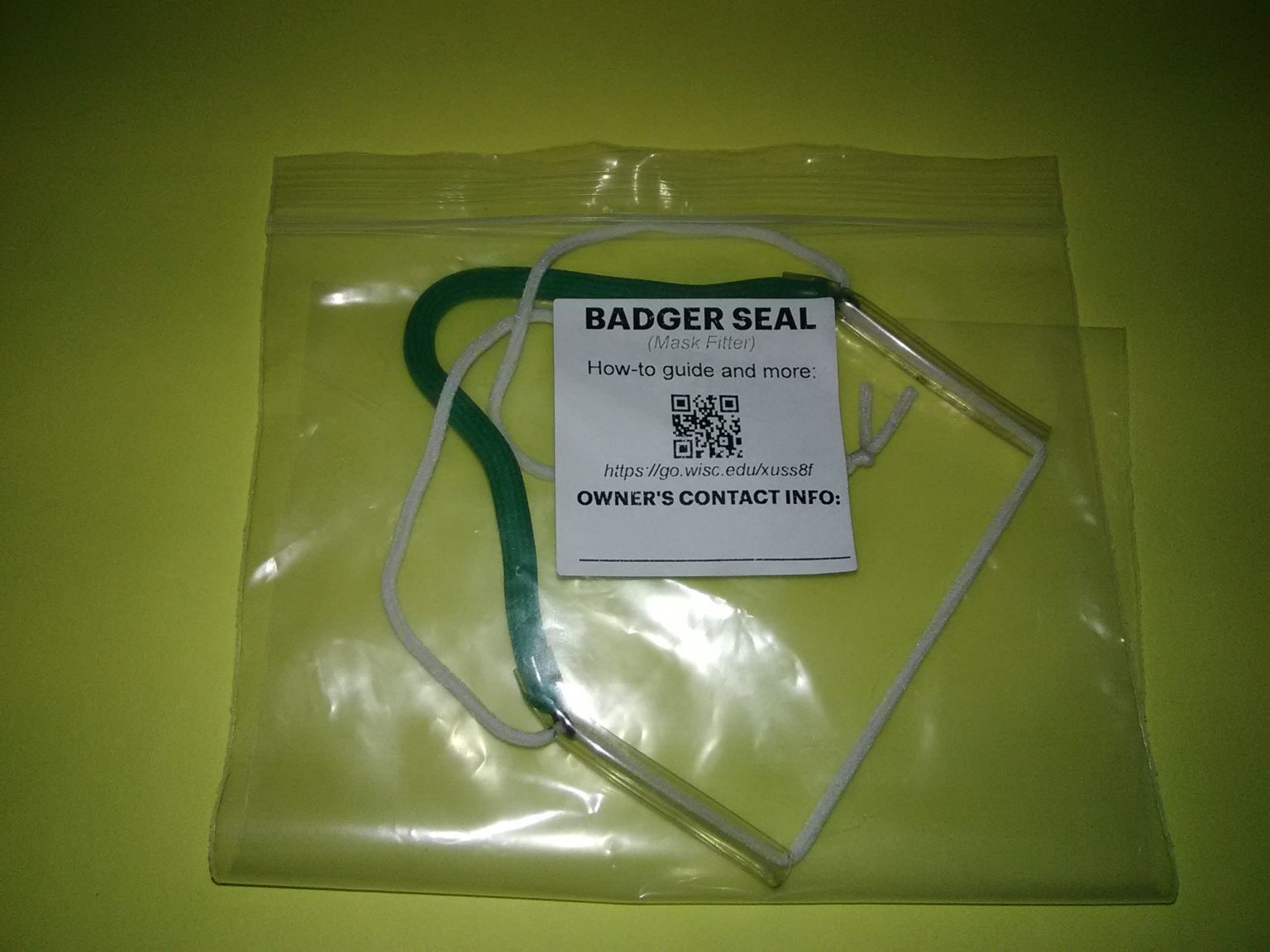 Badger Seal (Mask Fitter) – TabSynth Design Works